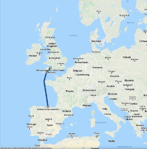 2017-10-05 Spain – Roman and Moorish sites Santander ferry to Plymouth ...